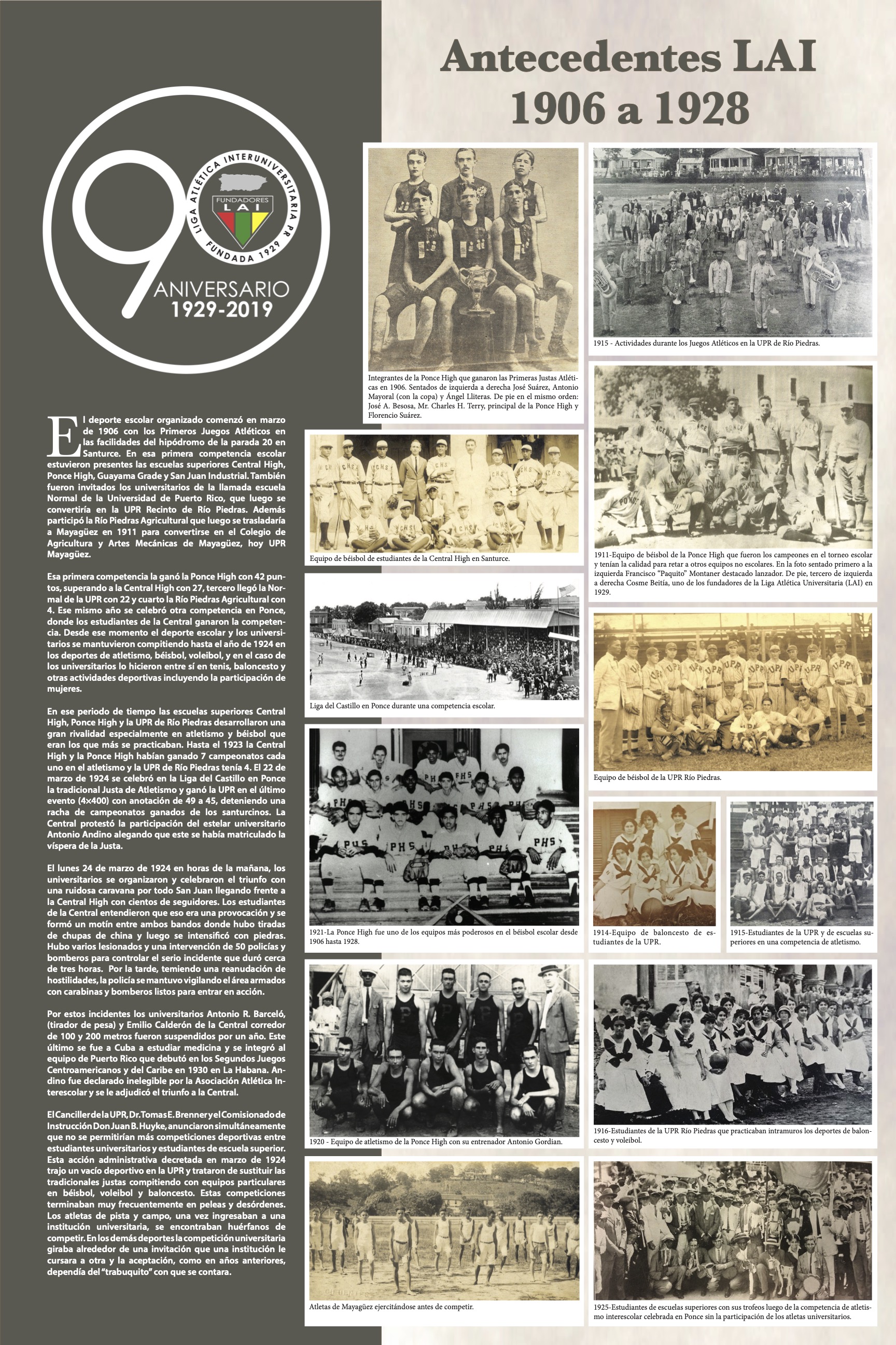 Carteles de la LAI 1929 – 2019 – Editorial Deportiva Cain